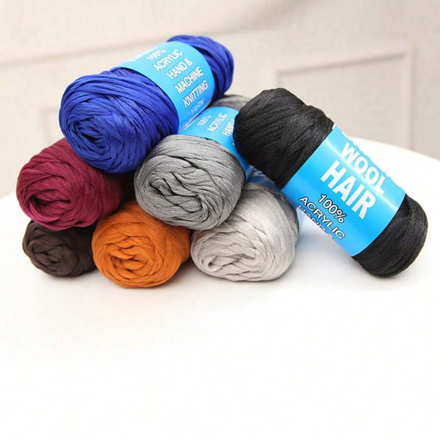 2pcs Wool Hair 70g/Roll Acrylic Yarn For African Crochet Hair Jumbo ...
