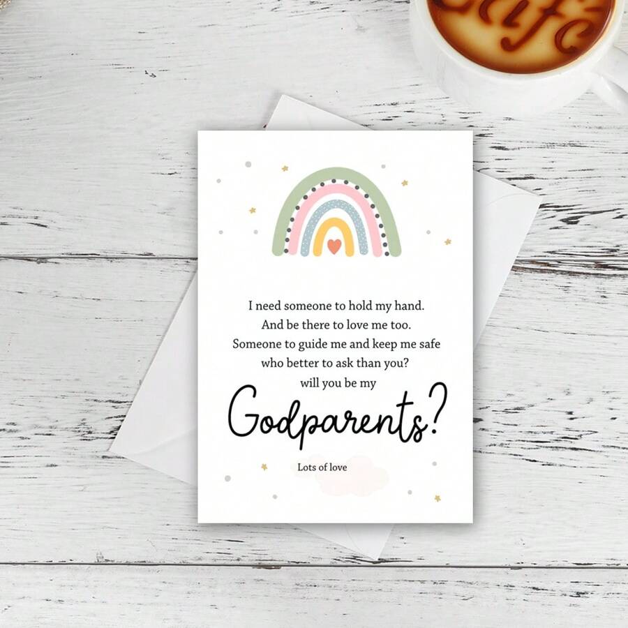 Will You Be My Godparents Card, Godparents Proposal Card, Personalized ...