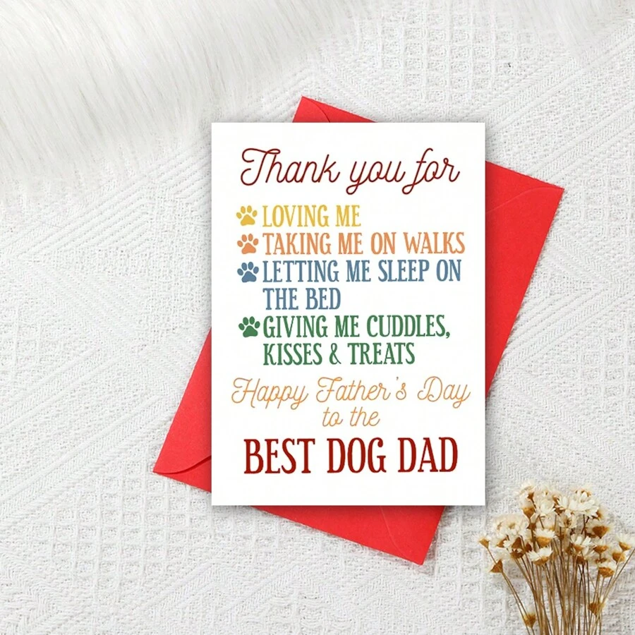 Father's Day Greeting Card, Dad's Day Gift, Card For Dad, Father's Day ...