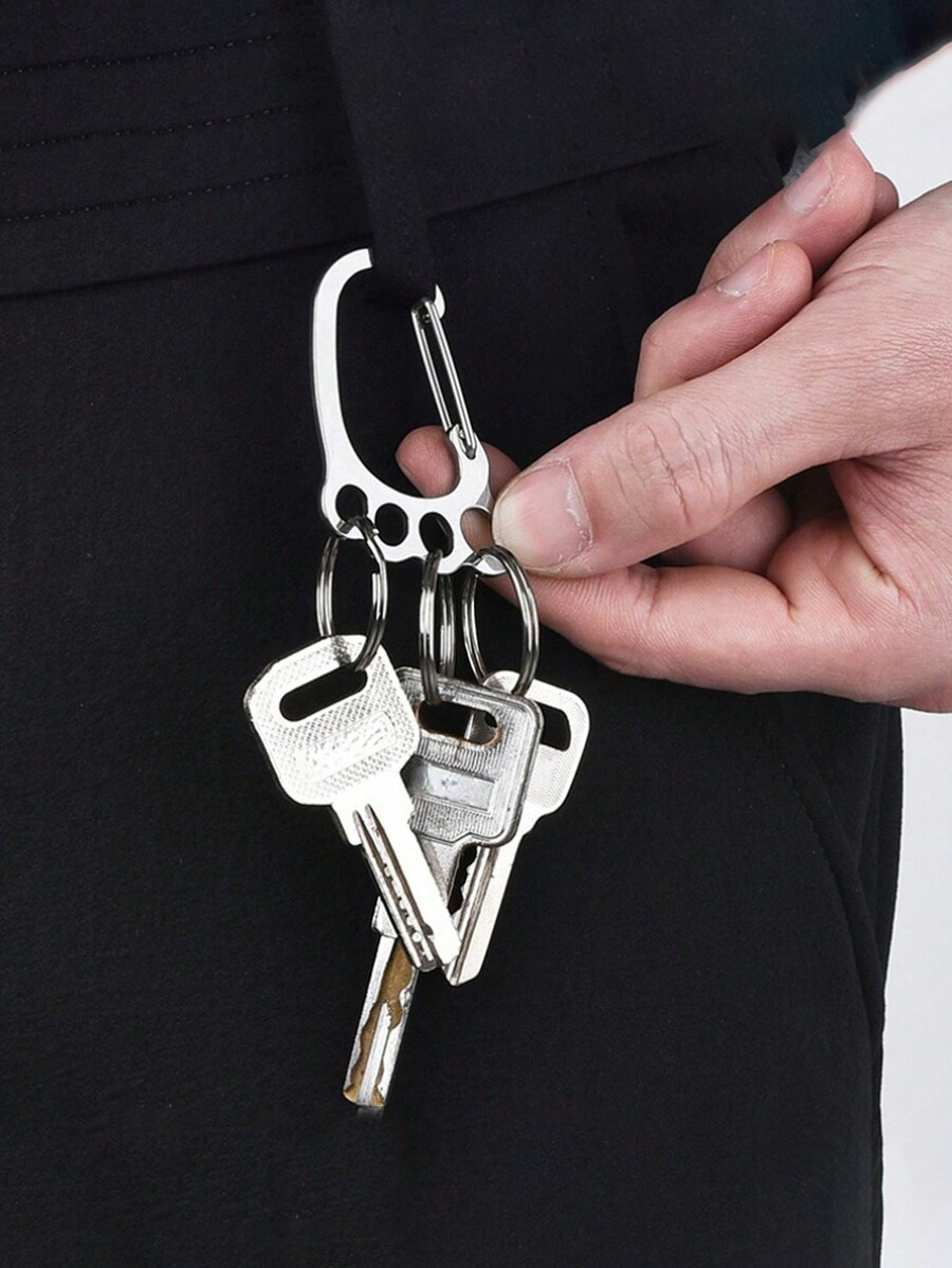 Mini Steel Footprint Shaped Keychain In Sport Style, Outdoor Portable ...