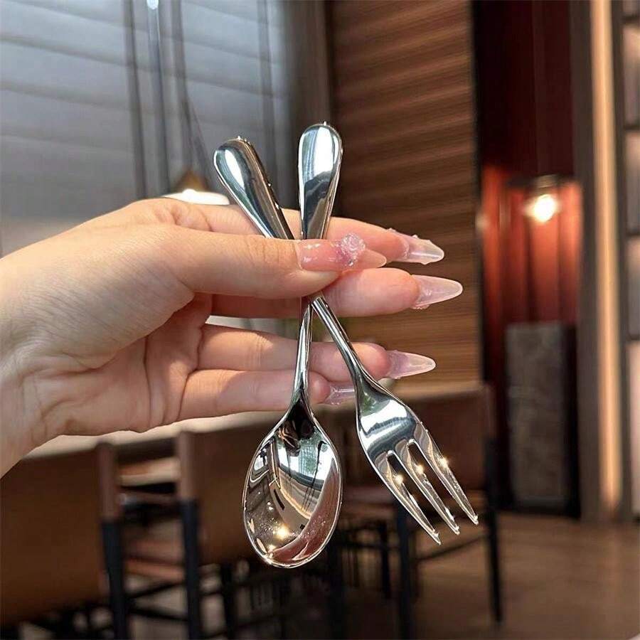 Ristorante, negozio di alimentari, set di forchetta e cucchiaio in ...