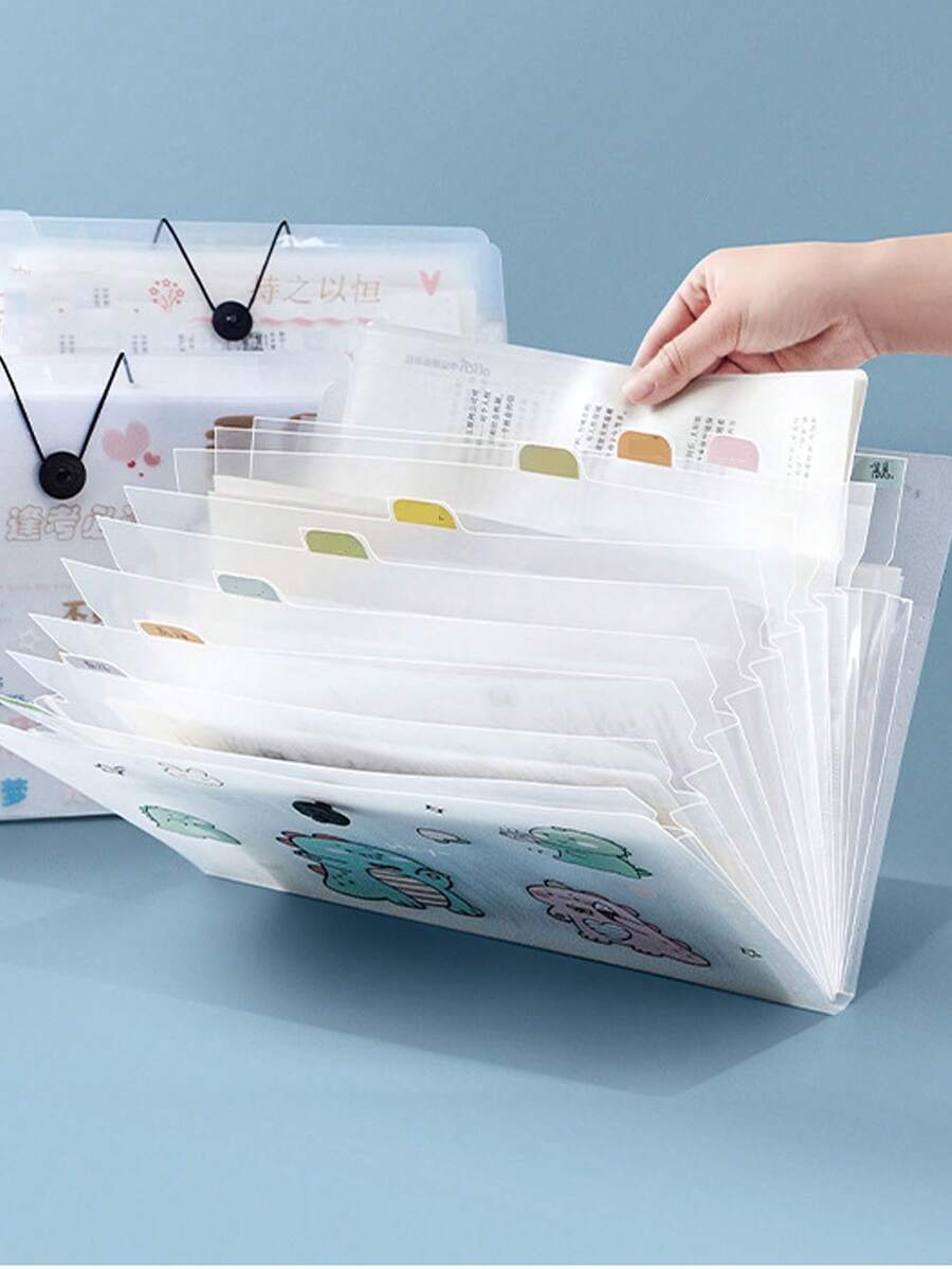 A4 Student Accordion Folder Organizer With Large Capacity, Multiple ...