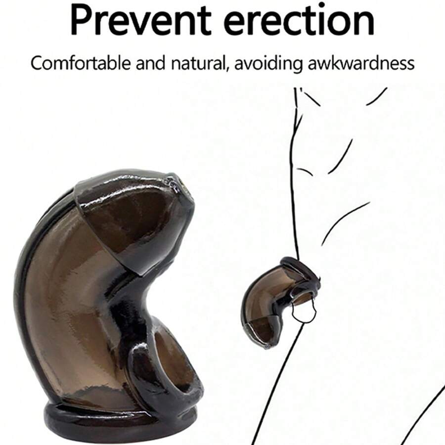 1PC Fun Soft Glue JJ Set Chastity Three Colors To Choose From Lock Penis Cover Chastity Device ...