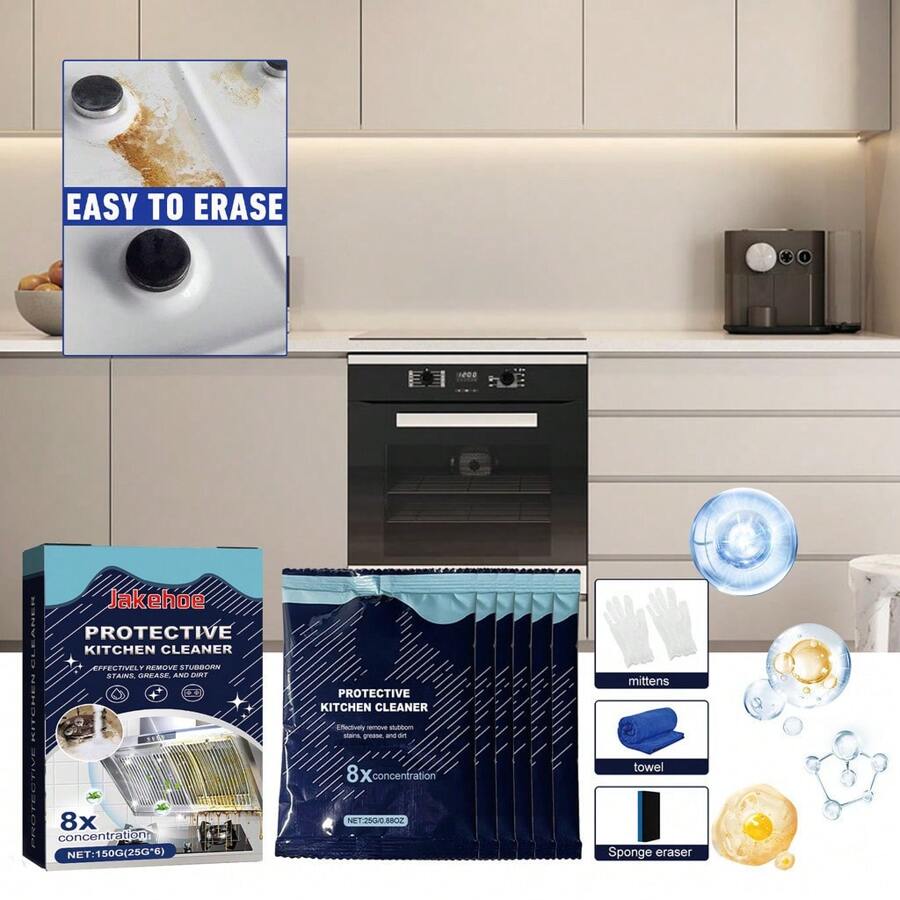 Jakehoe Kitchen Cleaning & Stain Remover Stove Hood Kitchen Utensils ...