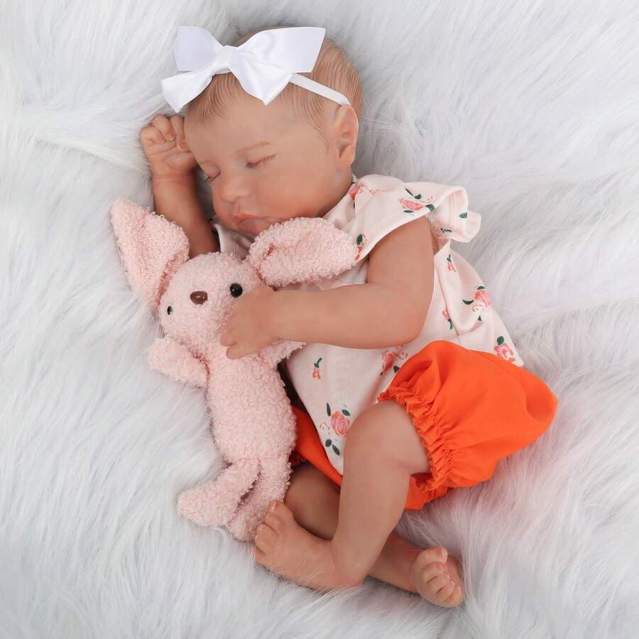 Reborn Baby Dolls Girl - 18 Inch Realistic Newborn Full Body Vinyl ...
