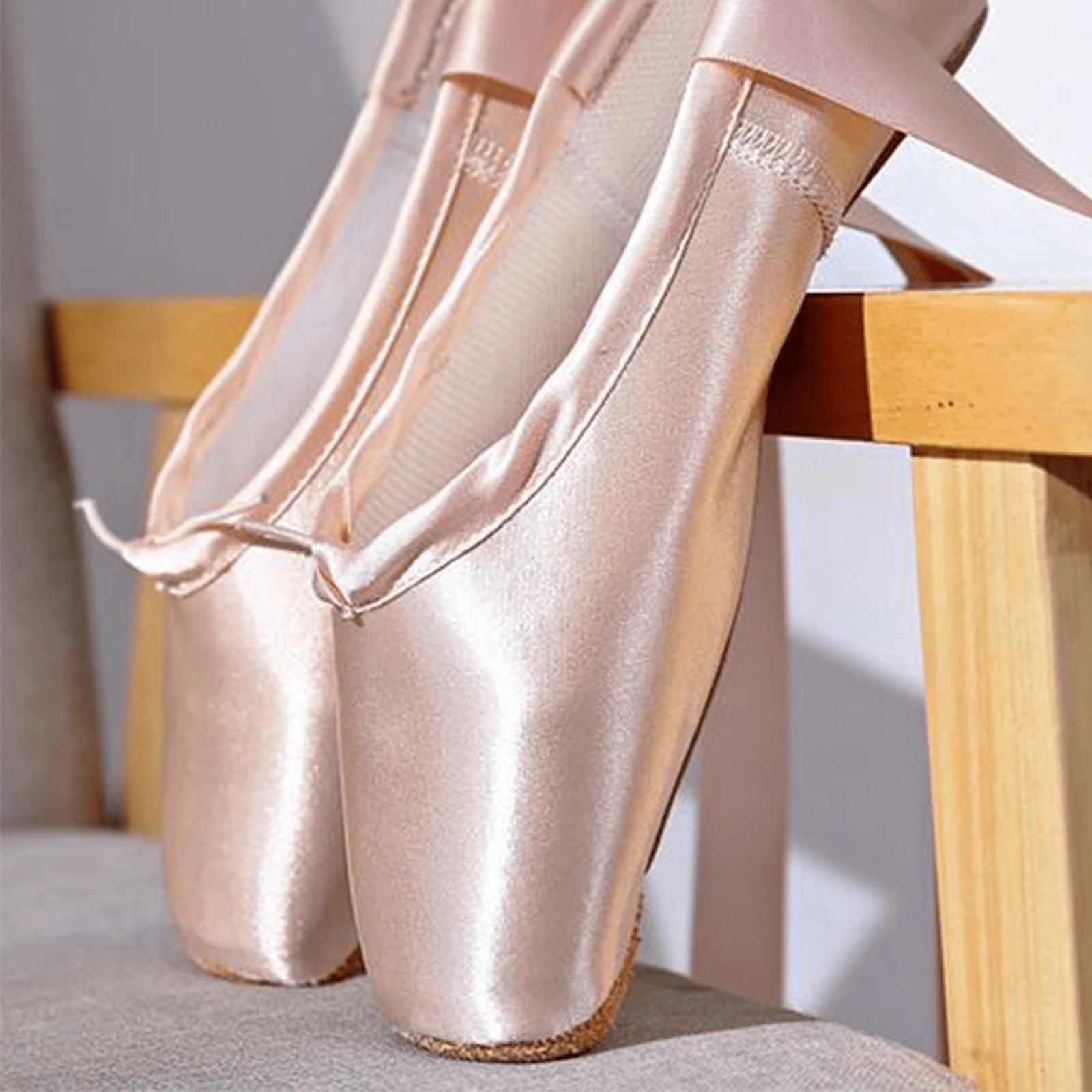 Ballet Pointe Shoes For Women Professional Dance Shoes With Ribbon Toe ...