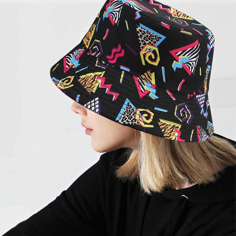 4Pcs Hip Hop Costume Kit Rapper Accessories -Funny Disco Bucket Hat ...