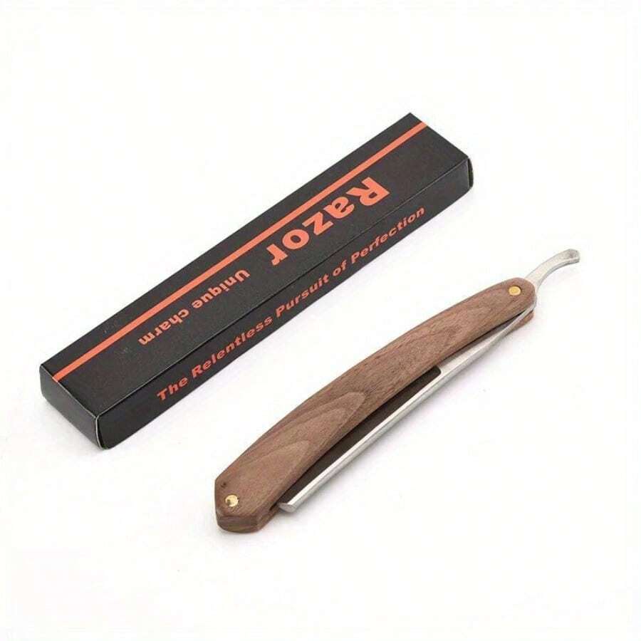 Classic Shave Straight Edge Razor Folding Shaving Knife Manual Razor ...