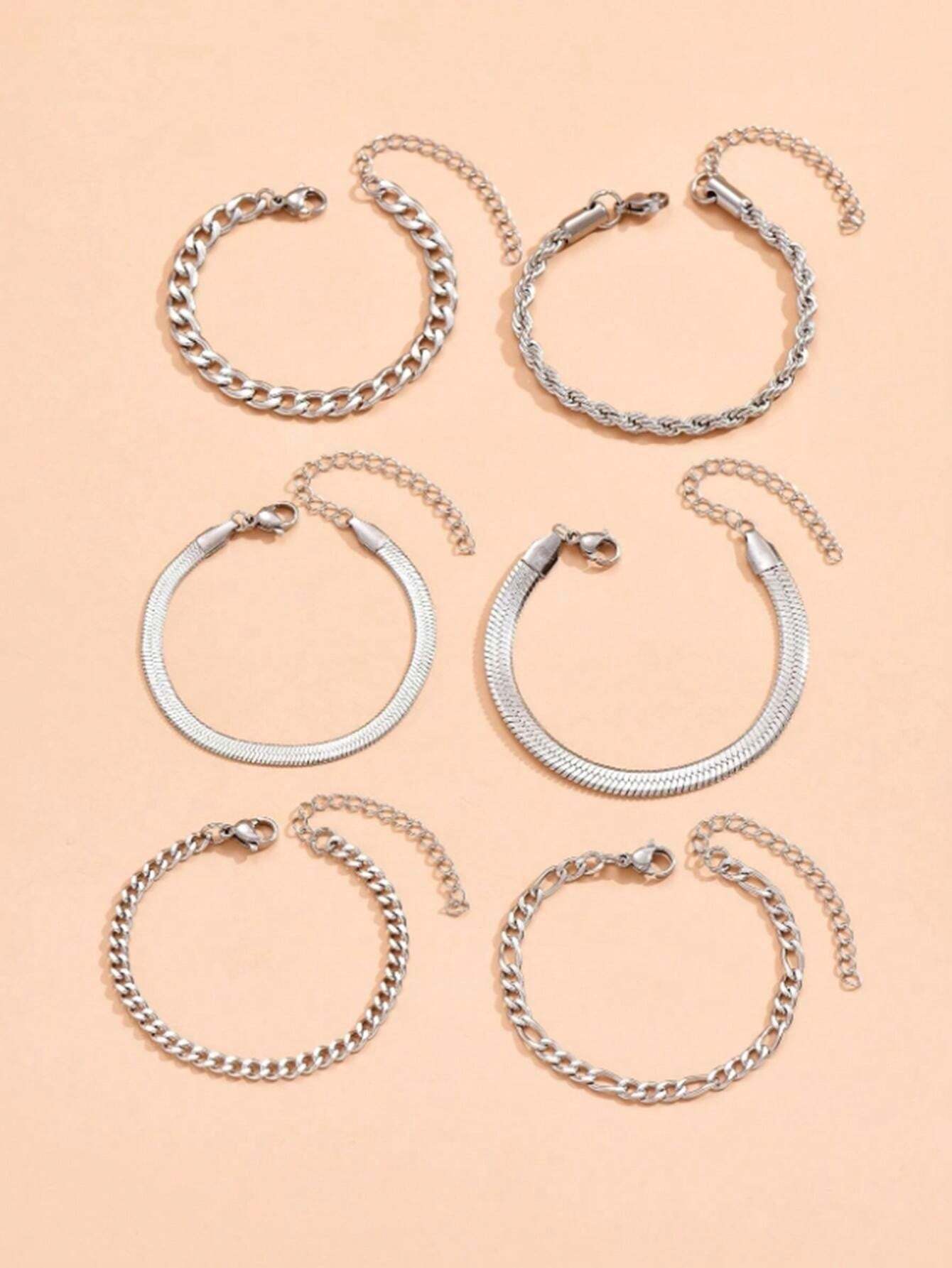 5pcs New Fashion Zinc Alloy Material Waterproof Tarnish Resistant ...