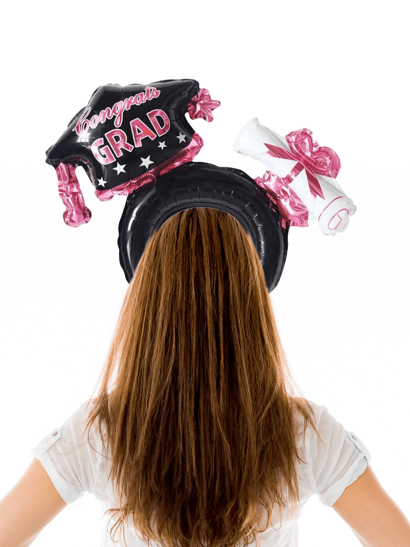Graduation Season Congratulate Grad Balloon Headband, Graduation Party ...