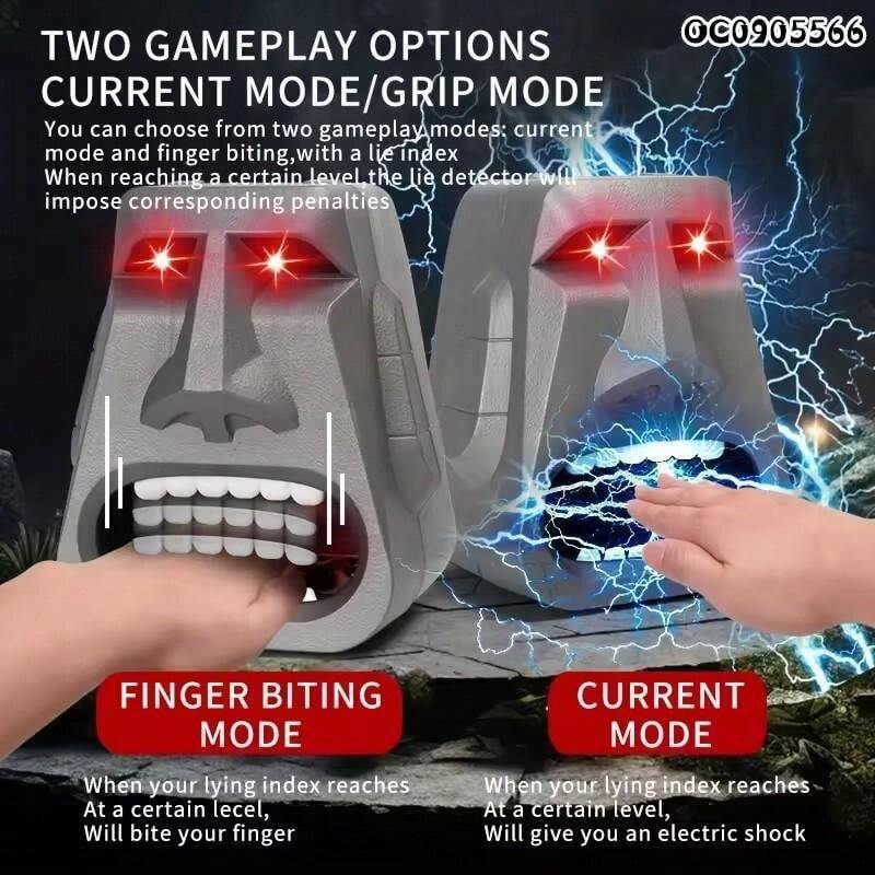 Miniature Lie Detector Electric Shock Finger Trick Toy, Desktop Stress ...