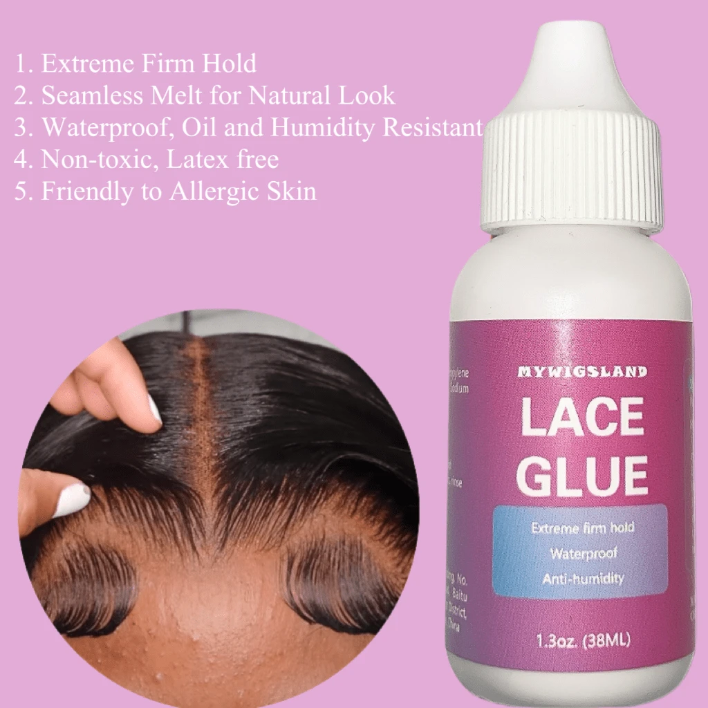 Strong Hold Waterproof Lace Glue & Lace Melting Spray For Securing Wig ...