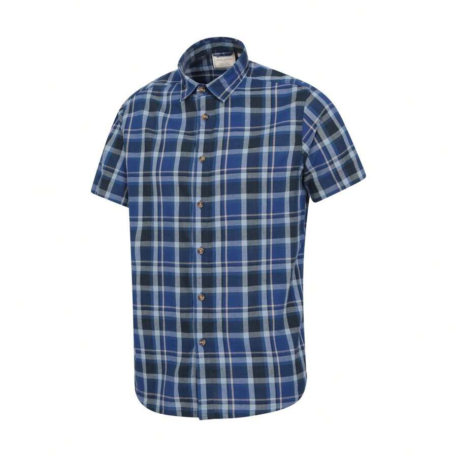 Mountain Warehouse Mens Weekender Shirt (Bright Blue) | SHEIN UK
