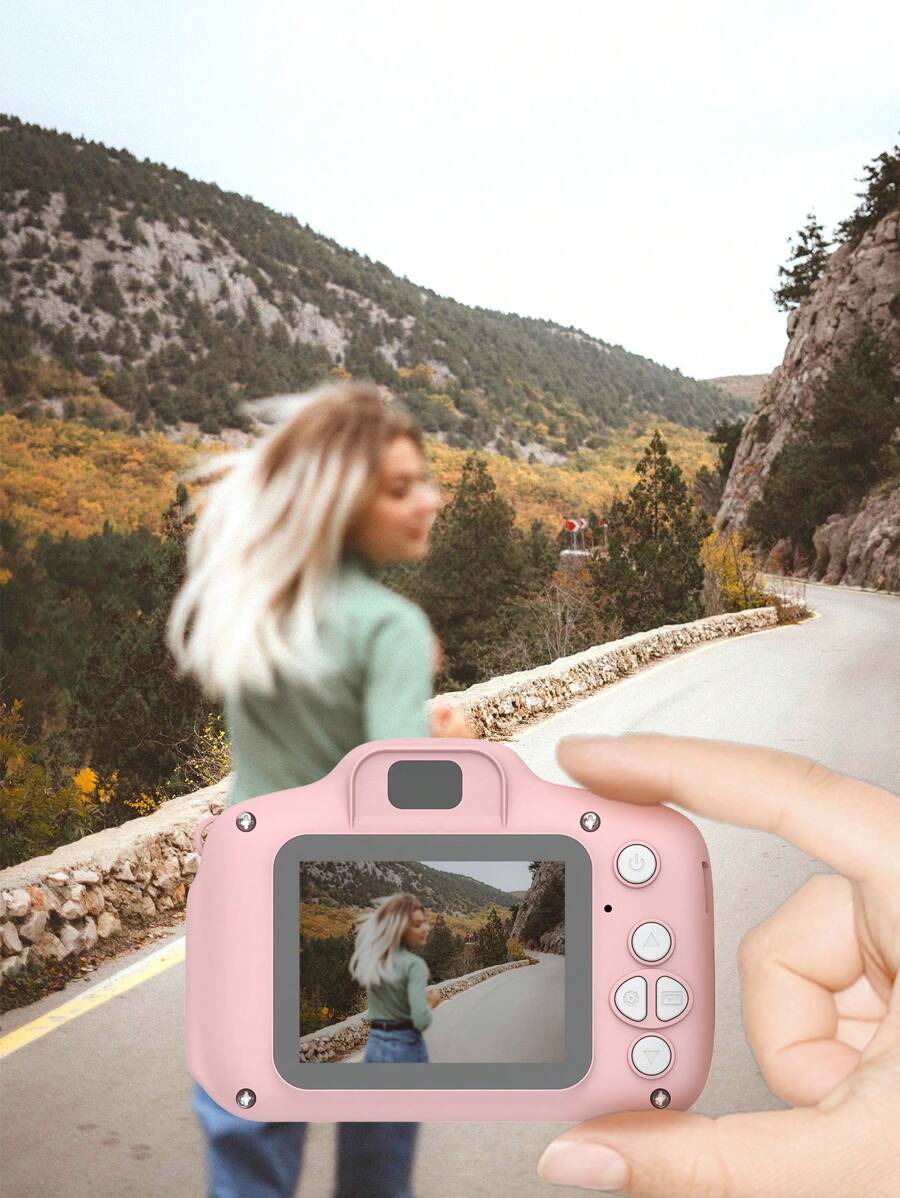 1080P Mini Portable Digital Camera, Color Toy Rechargeable Camera, 2 ...