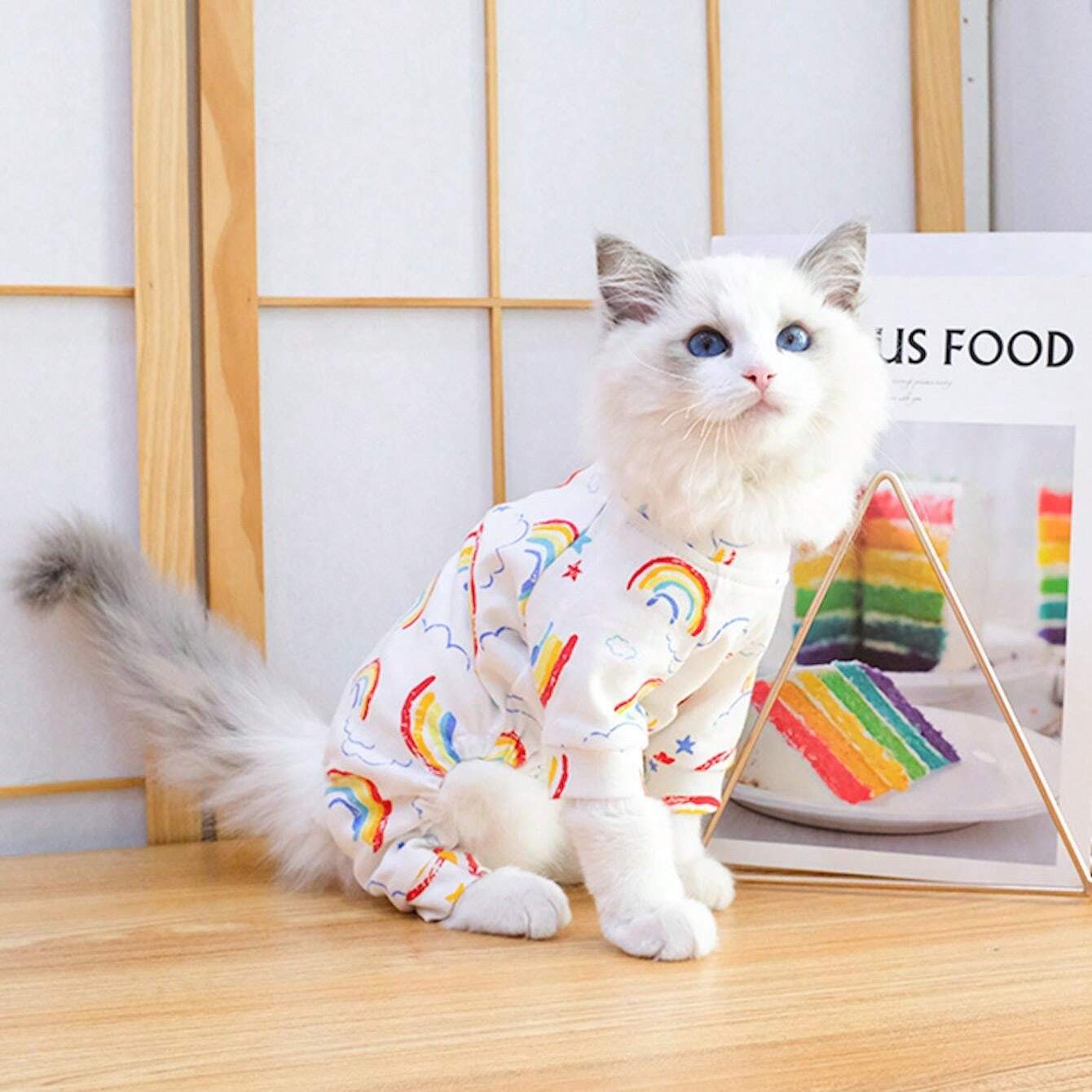 Summer Lightweight Four-Legged Pet Pajamas For Cats And Dogs ...