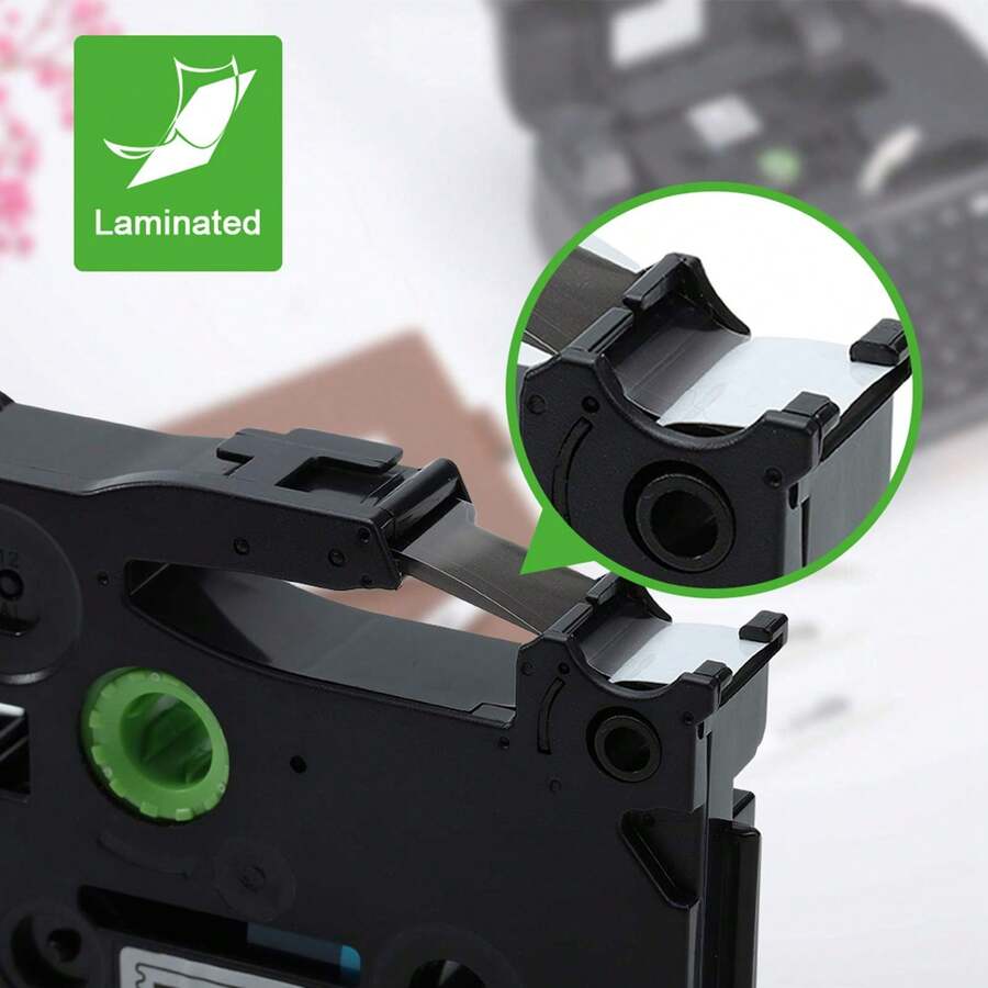 1 Pc 131 Label Tape 12mm Black On Clear Compatible For Brother P Touch ...