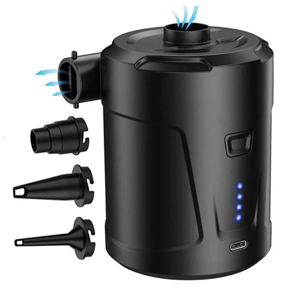 Electric Air Pump Portable Wireless Air Compressor Inflator/Deflator ...