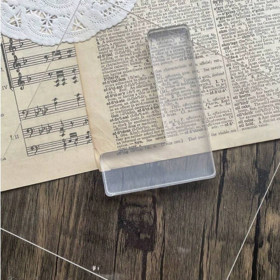 Wooden Stamp Positioner With May And June Clear Stamp Easy To Layer And ...