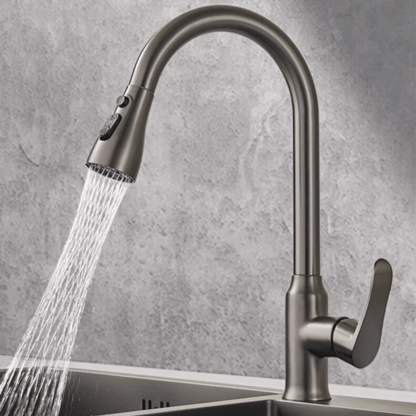 Pull-Down Kitchen Faucet, Extendable Hose | SHEIN USA