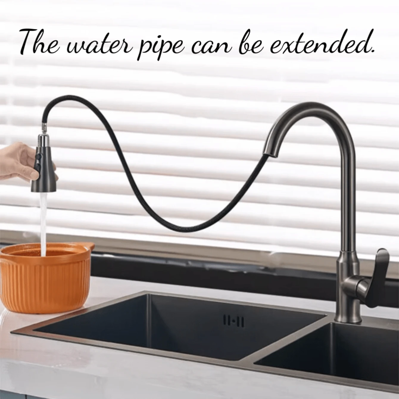 Pull-Down Kitchen Faucet, Extendable Hose | SHEIN USA