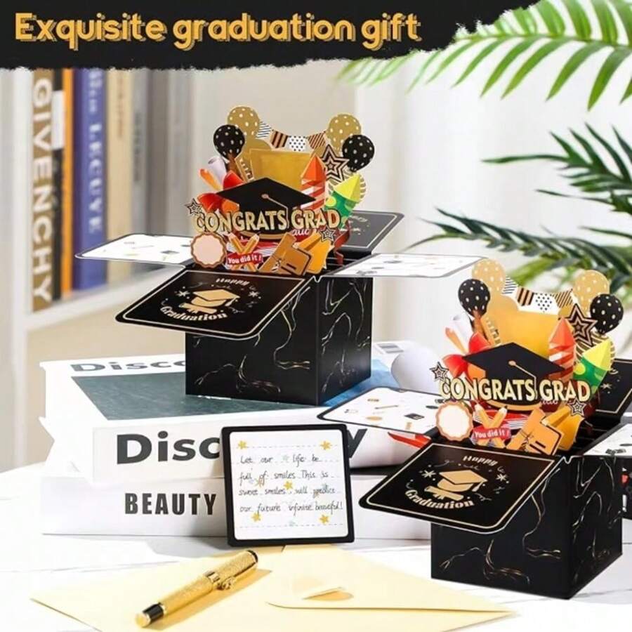 3D Graduation Pop-Up Card, Class Of 2024 Congratulations Graduation ...