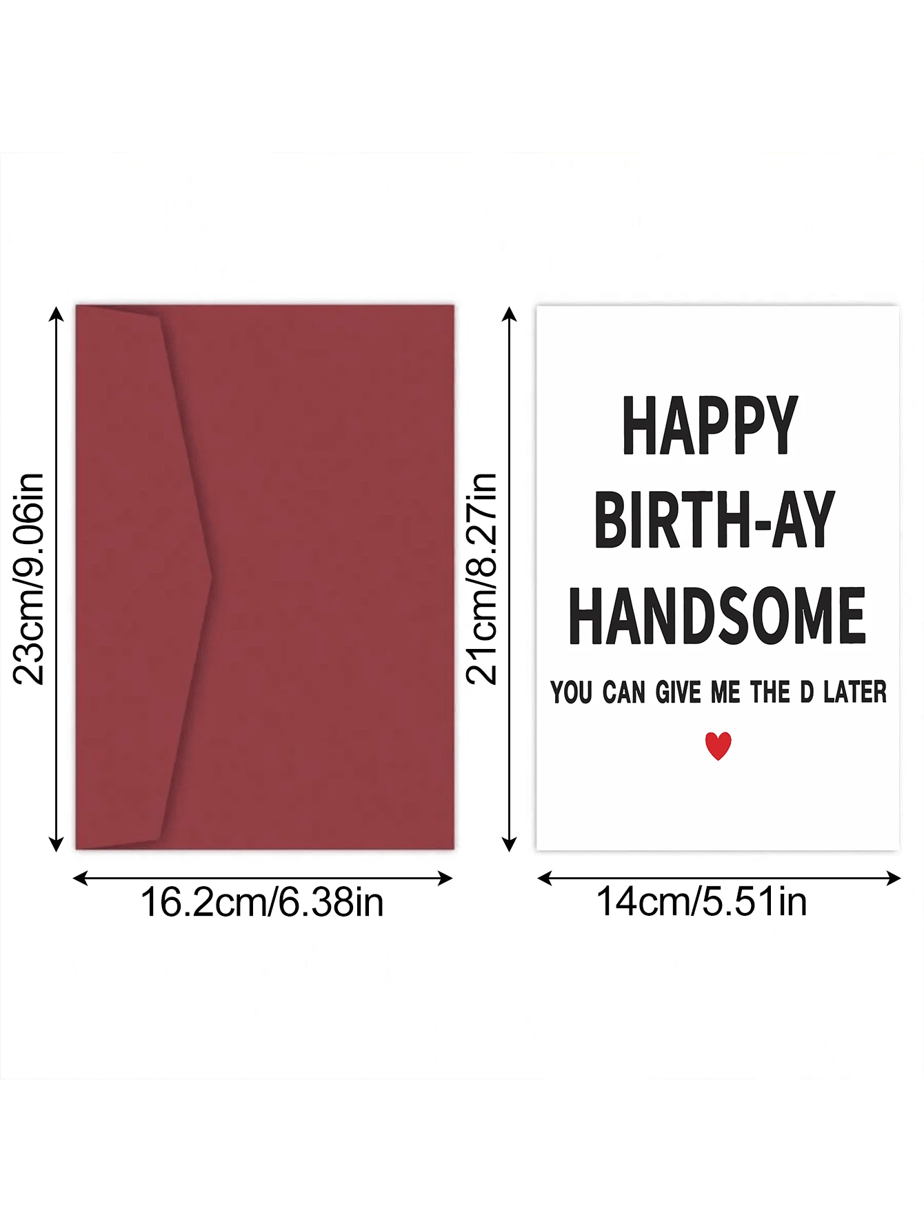1pc Birthday Card For Him | Naughty Happy Birthday Card For Boyfriend ...