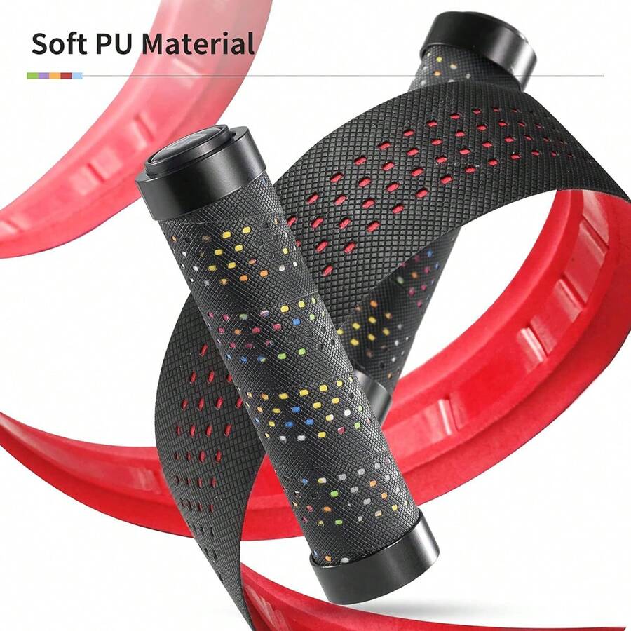 ROCKBROS Bike Handlebar Grips Anti-Slip Bicycle Grips Aluminum Alloy ...