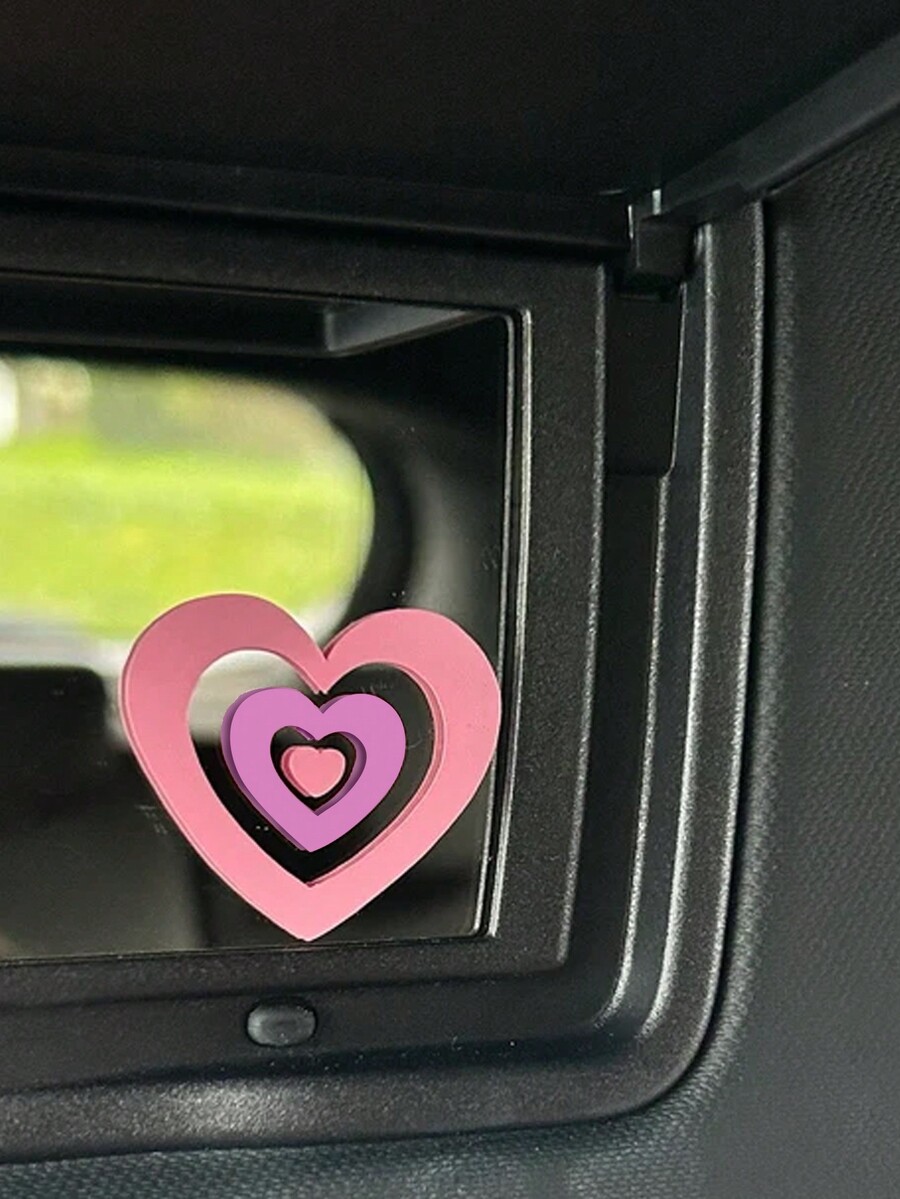 Heart Mirror Decal, Car Sticker, Mirror Sticker, Mirror Decal, Car ...