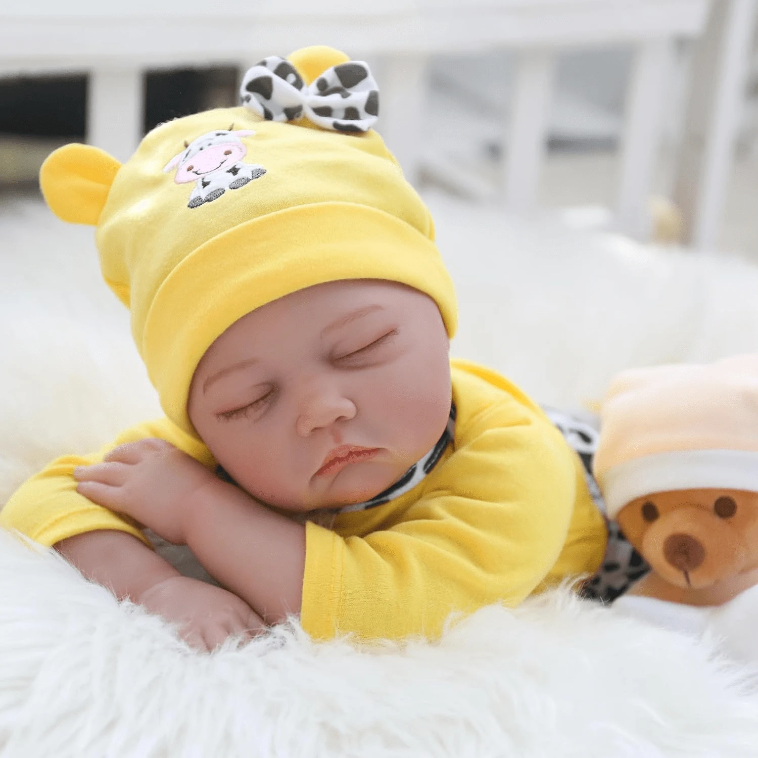 Lifelike Reborn Baby Dolls Soft Body 22 Inch Realistic Newborn Baby ...