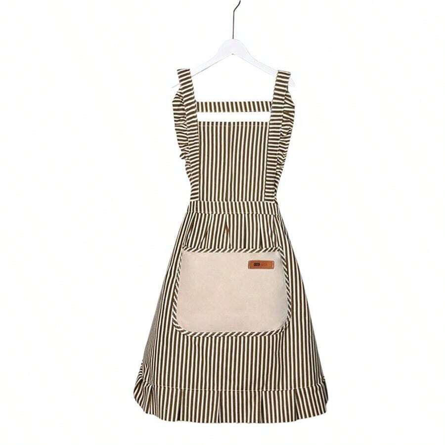 Waterproof Kitchen Cleaning Apron With Neck Strap And Sleeveless Design ...