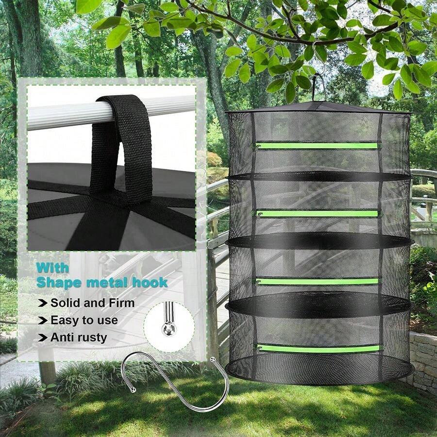 2 Feet (Approx. 60 Cm) Versatile Herb And Plant Drying Rack With Safety ...