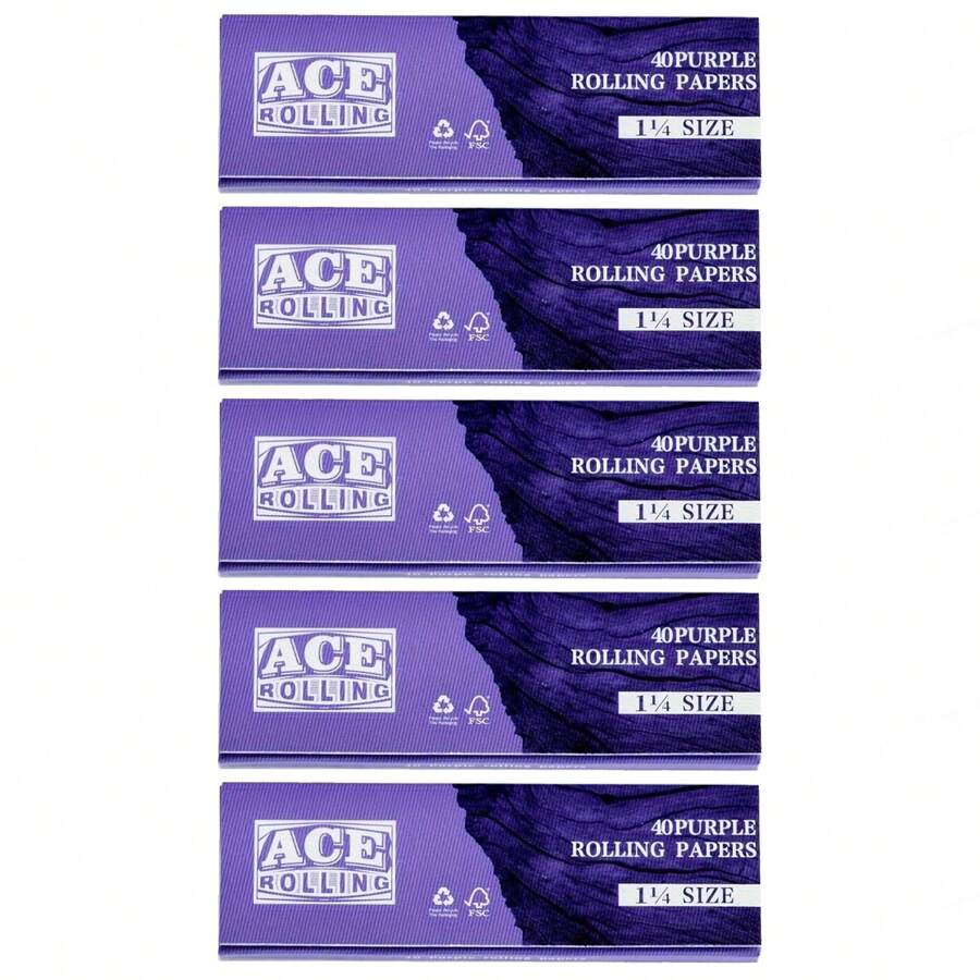 Rolling Papers, Purple Rolling Paper 1 1/4 Cigarette Rolling Papers ...