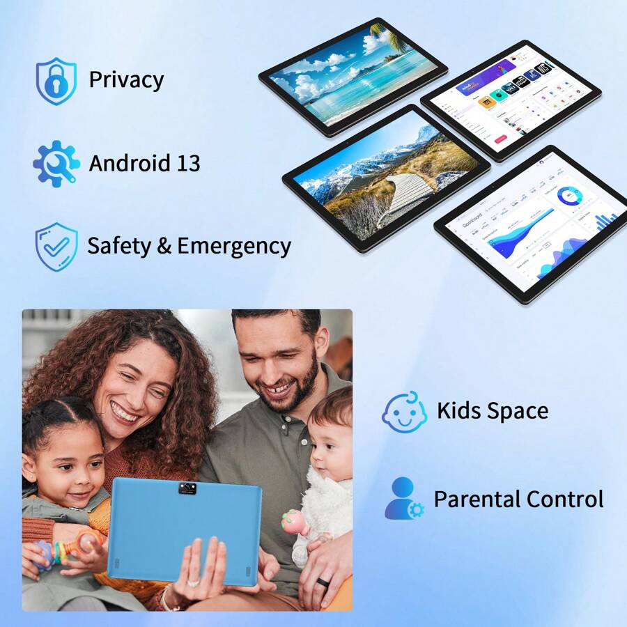 Tablet Android 13 VASOUN TAB10 PRO (Suporte para Widevine L1/RK3562 2,0 ...