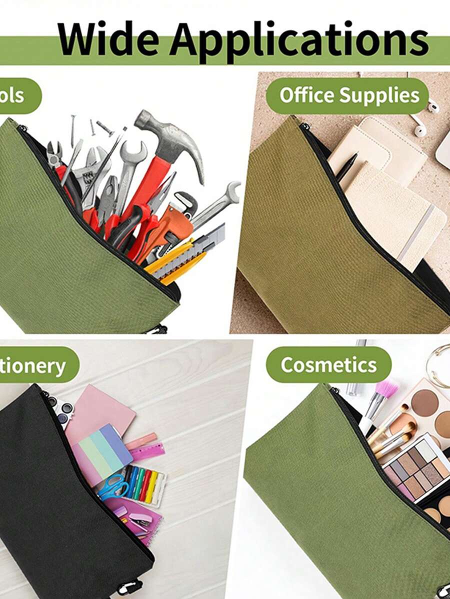 1Pc New Shark Canvas Tool Bags,Heavy Duty Canvas Tool Pouch Set ...