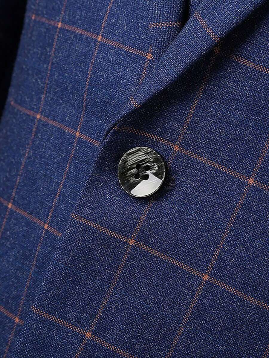 Giacca uomo a quadri per affari e lavoro, blazer casuale e elegante con ...