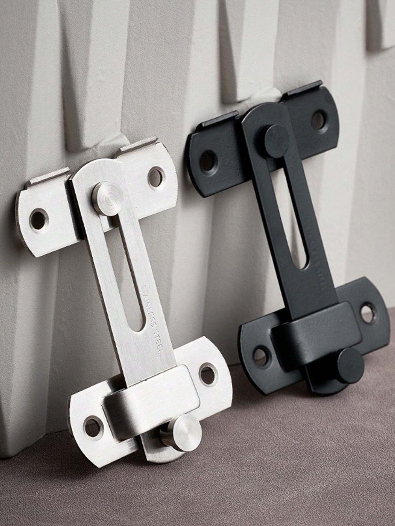 1pc Stainless Steel Safety Door Latch, Modern Household Latch Lock ...