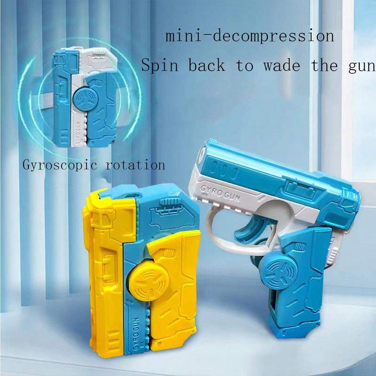 Mini Carrot Gun Toy With Rotational Barrel And Pop-Up Pistol, Combined ...