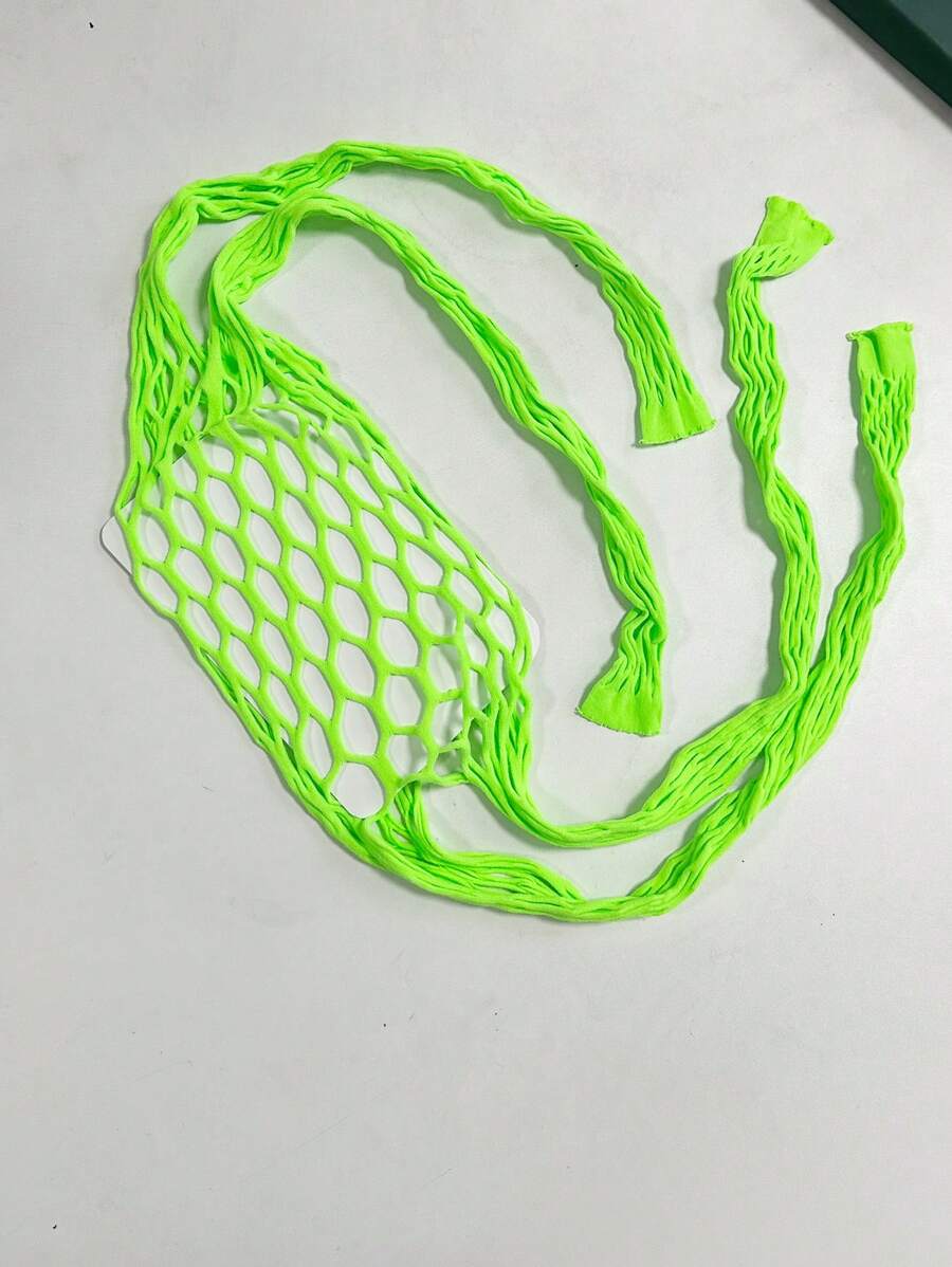 1pc sexy long-sleeved hollow large mesh underwear hole one-piece net ...