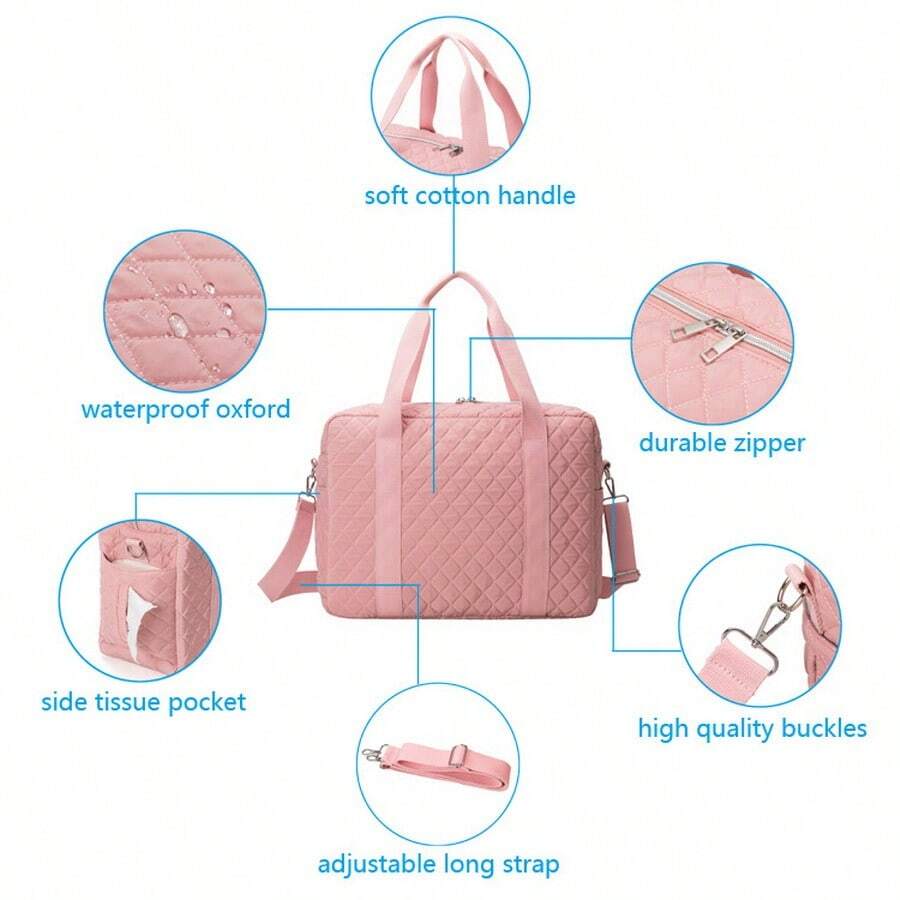 1pc Mommy Bag For Hospital, Baby Travel Diaper Bag Set, Mom Bag For ...