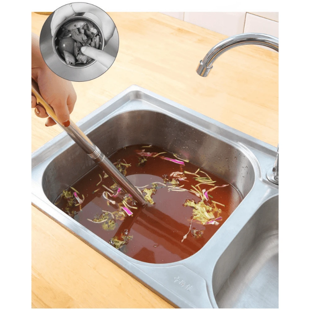 100pcs Sink Drainage Filter Bags Disposable Kitchen Sink Strainer Bags ...