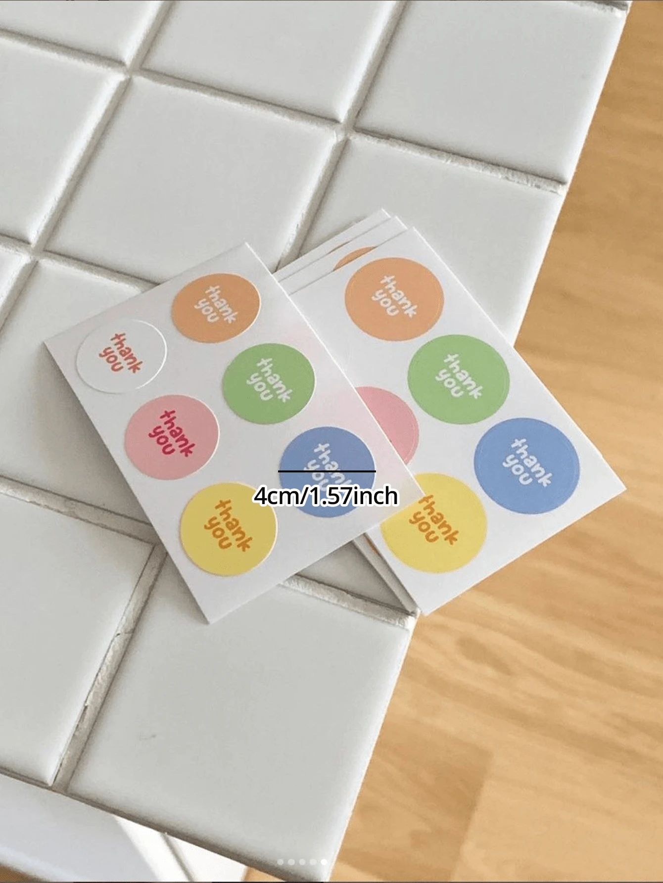 10 Sheets Round Thank You Stickers, Sealing Label Stickers Wedding ...