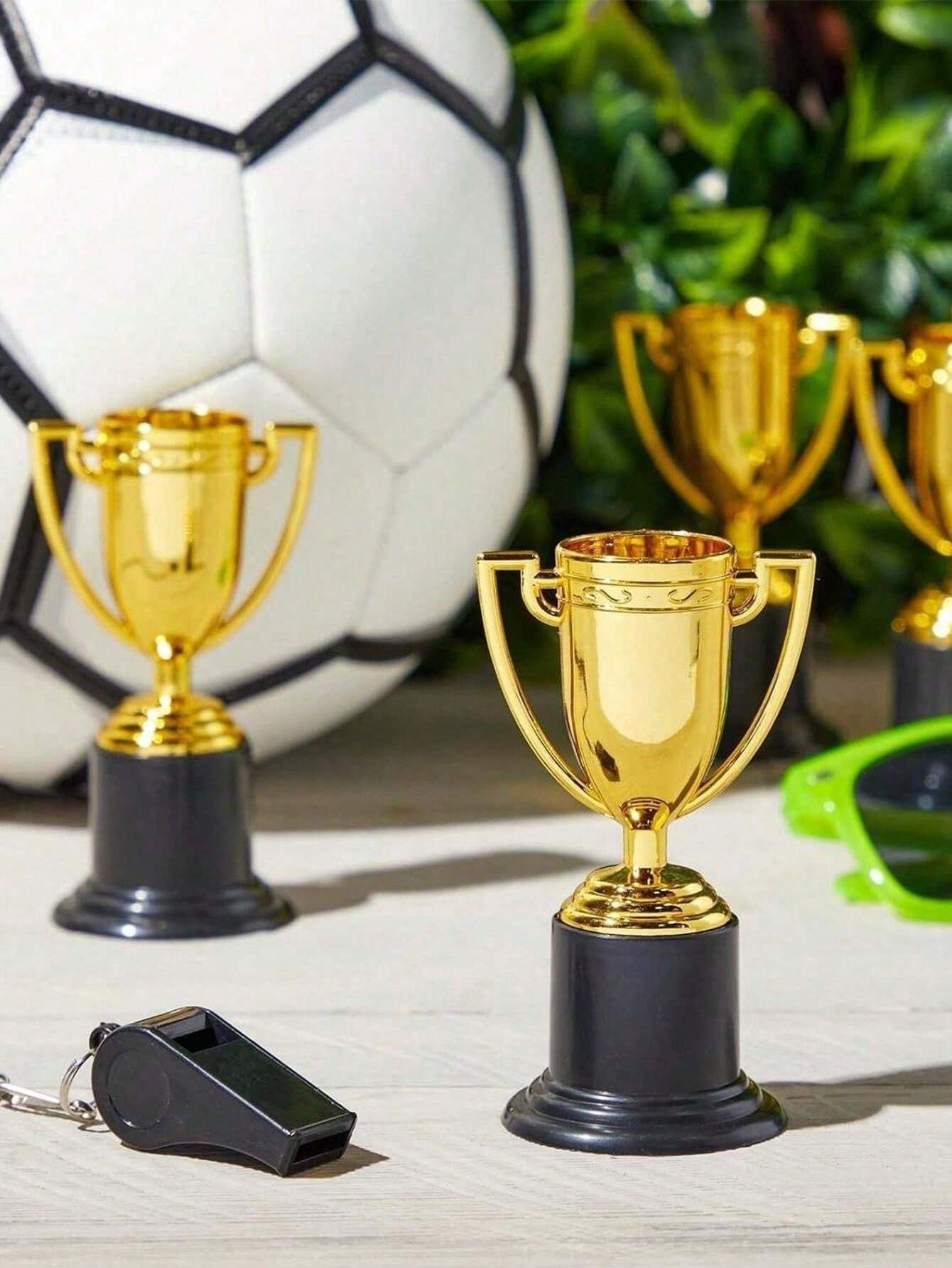 6 Pcs Mini Award Trophies Sports Gold Participation Trophies And Gifts ...