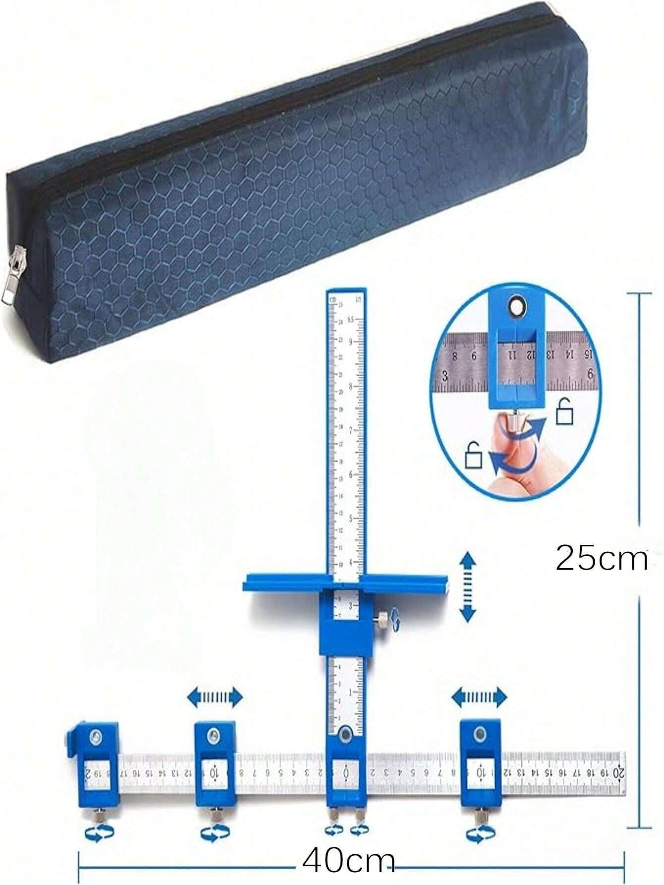 A Piece Cabinet Hardware Jig, Cabinet Handle Jig With Automatic Center ...