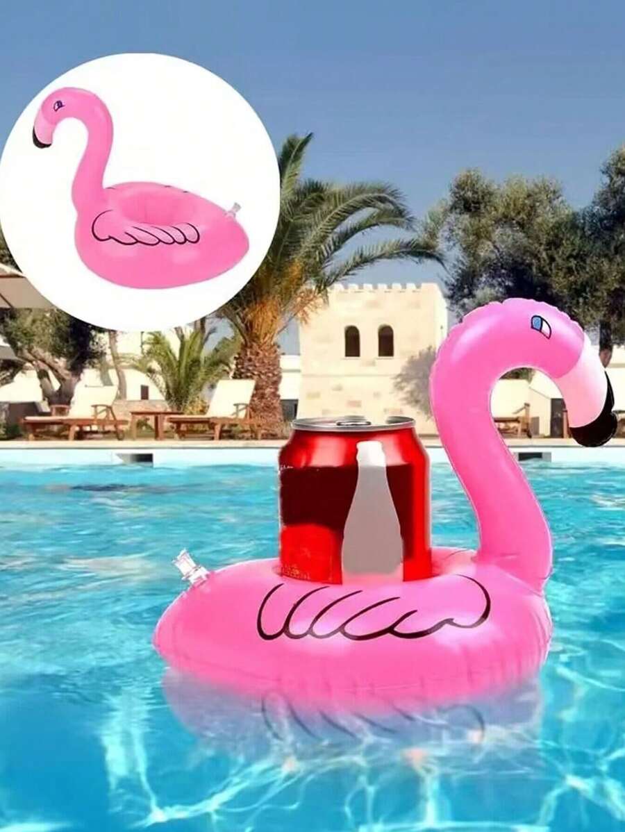 Inflatable Drink Holder Cup Coasters, Water Fun Beverage Floats Pool ...