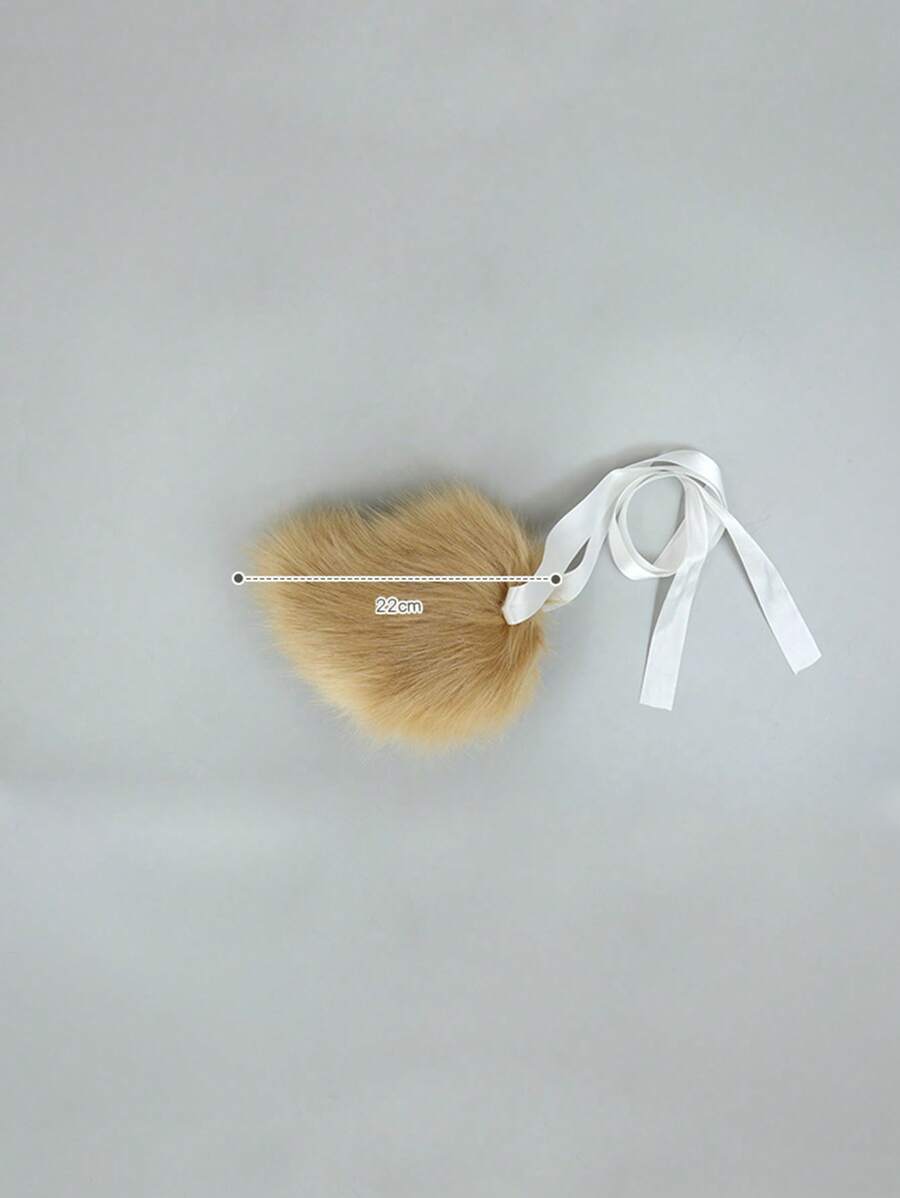 7 Colors Kawaii Rabbit Tail Plush Fursuit Tails Anime Cosplay Costume ...