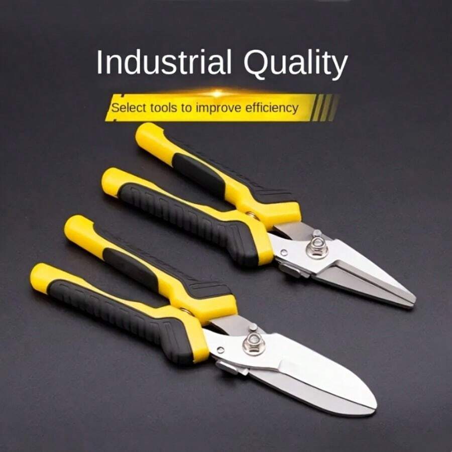Stainless Steel Scissors Tin Snips Metal Sheet Cutting Scissor PVC Pipe ...