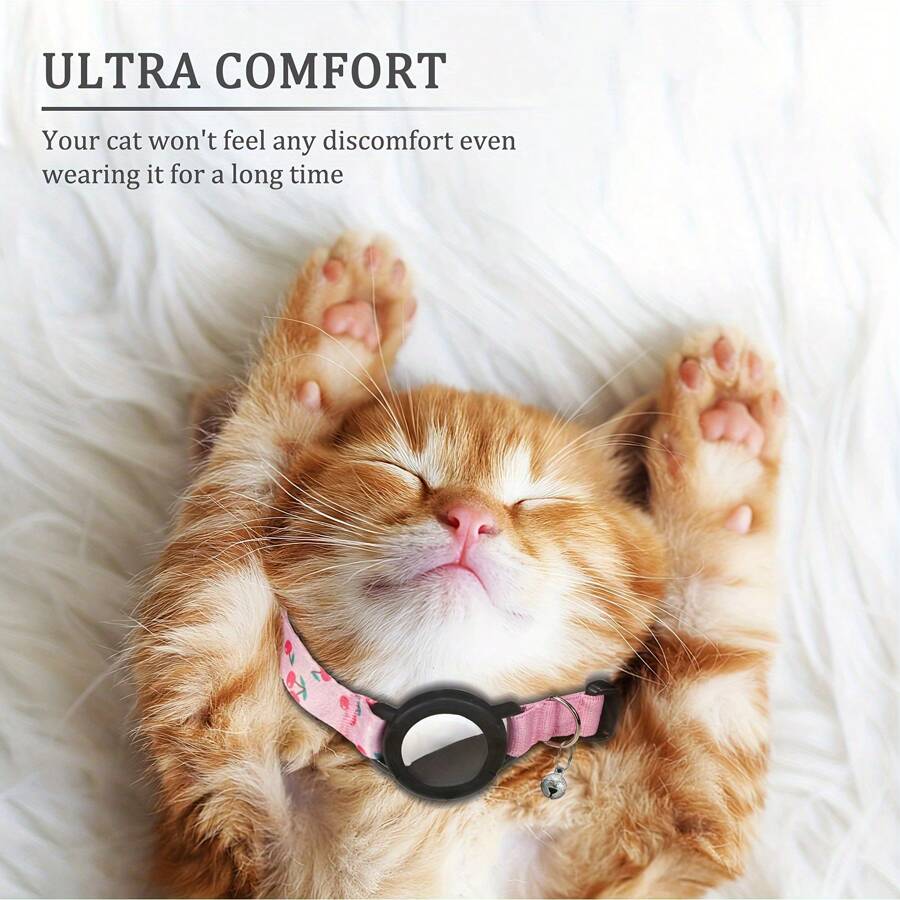 Upgraded AirTag Cat Collar, Integrated GPS Cat Collar With Air Tag ...