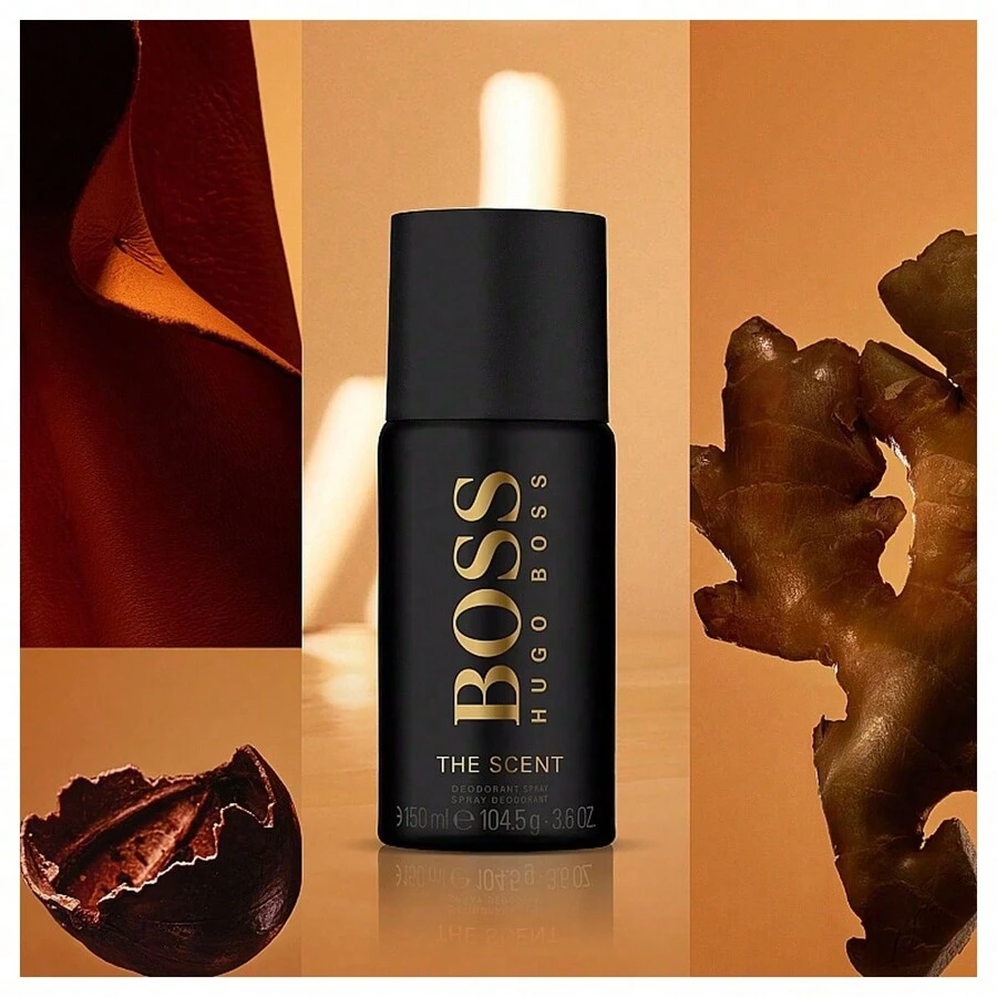HUGO BOSS THE SCENT 3.6 OZ Deodorant Spray For Men Ginger Lavender ...