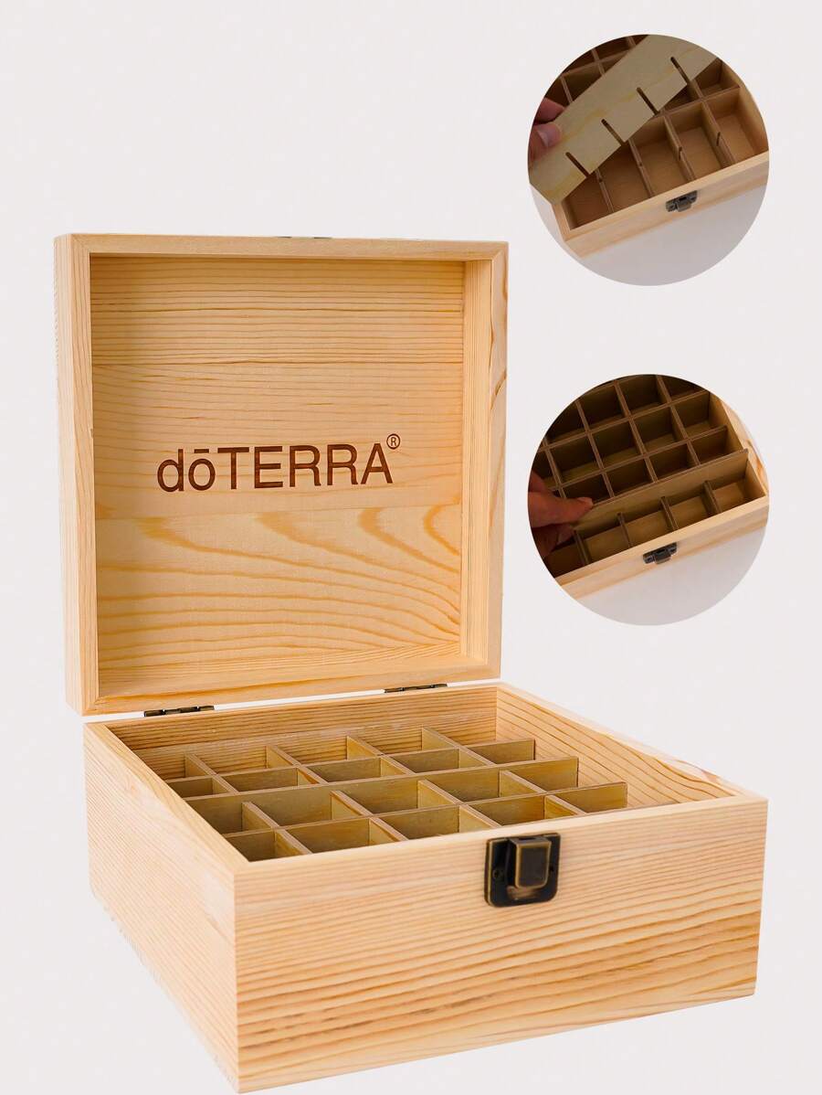 Essential Oil Storage Box/Basket - Holds 21 Bottles/Holds 25 Bottles ...