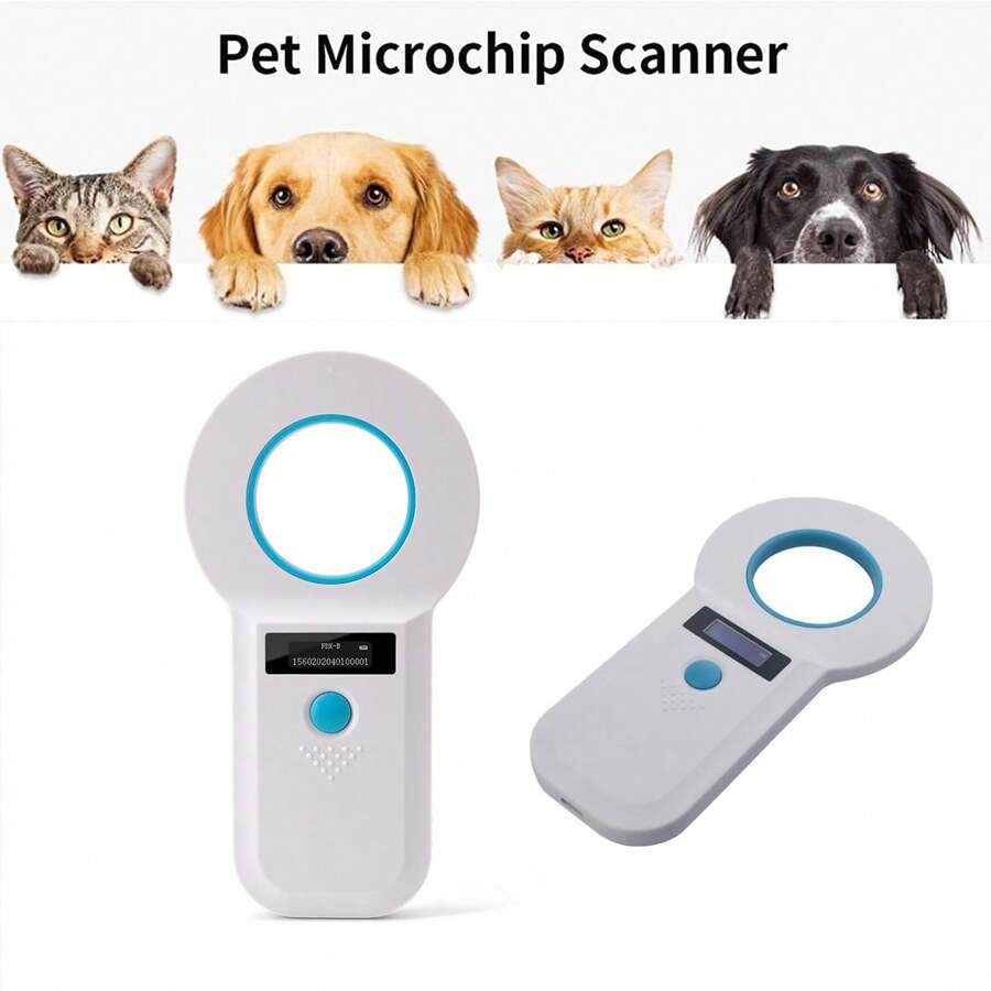 Pet Microchip Ear Tag Scanner Animal Tag Reader For Dogs, Cats, Cattles ...